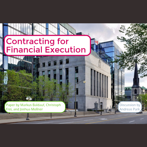 Discussion of "Contracting for Financial Execution"