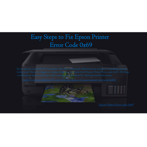 Easy Steps to Fix Epson Printer Error Code 0x69