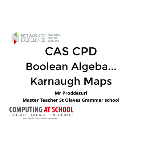 Cas Cpd Boolean Algeba Karnaugh Maps