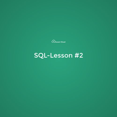 SQL - Lesson #2
