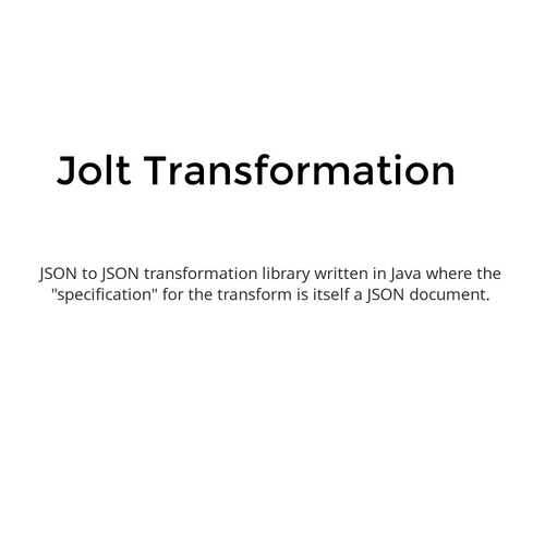 Jolt-transofrmation