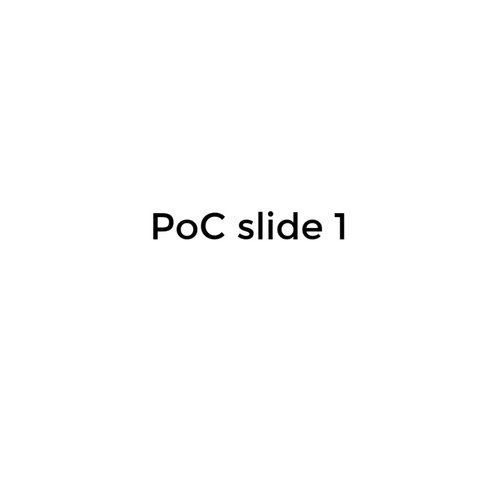 PoC slides