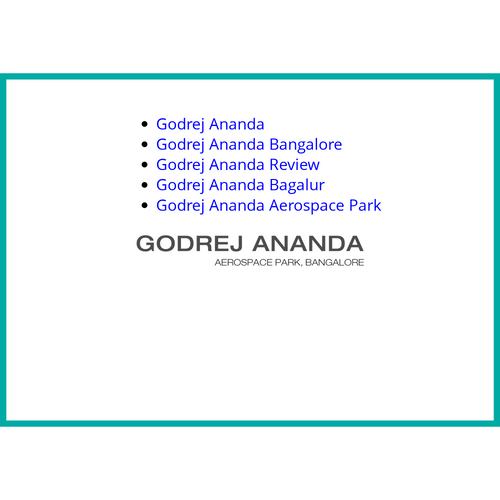 Godrej Ananda E-Brochure PDF