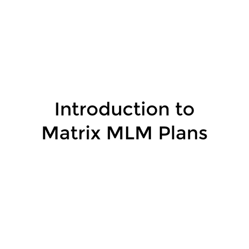Introduction to Matrix MLM Plans