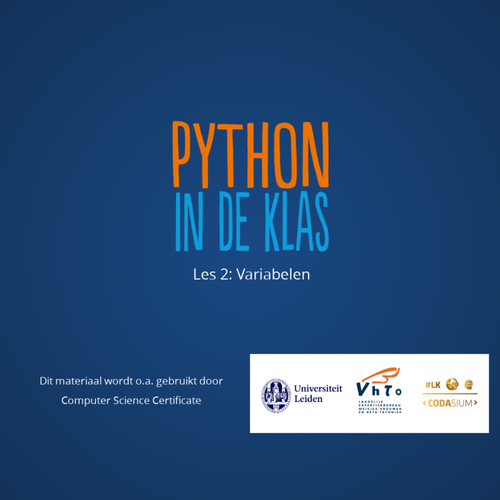 Python in de Klas - Module 1 - Les 2