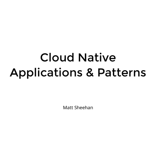 Cloud Native Applications