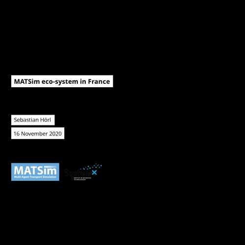 MATSim eco-system in France