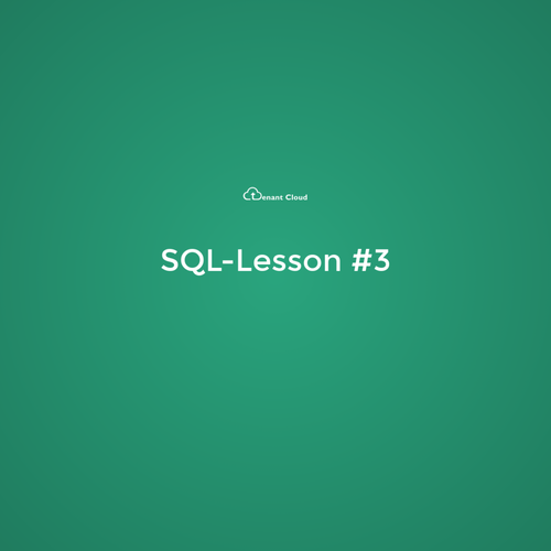 SQL - Lesson #3