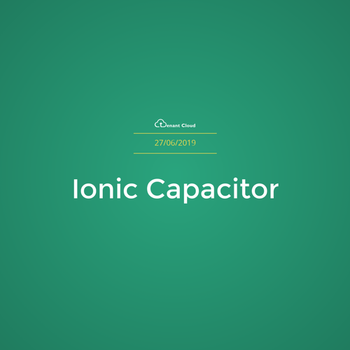 Ionic Capacitor
