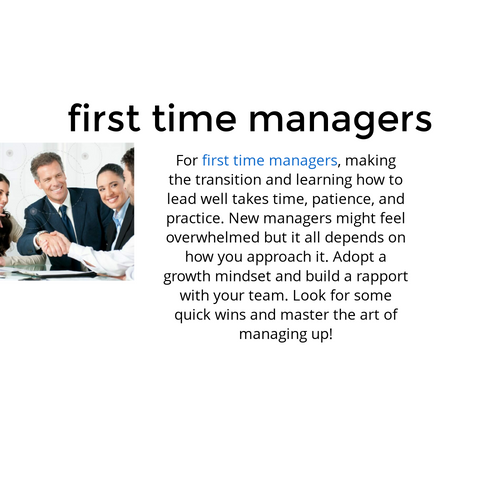 first time managers