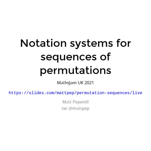 Sequences of permutations