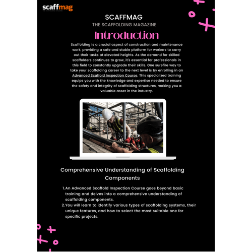 Advanced Scaffold Inspection Course: Take Your Scaffolding Career to ...