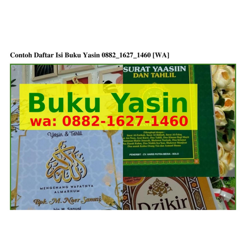 Contoh Daftar Isi Buku Yasin ౦882.1Ϭ27.14Ϭ౦{WA}