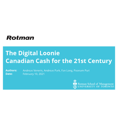 Central Bank Digital Loonie: Canadian Cash for the 21st Century