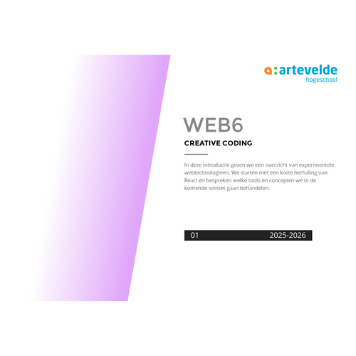 WEB6/1 - Welcome to Web 6