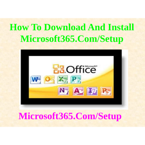 How To Download and install microsoft365.com/setup