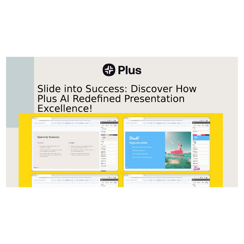 Presentations by Plus Ai