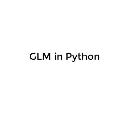 GLM in Python GLM in Python