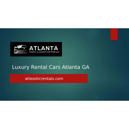 Presentations by Atlanta Exotic & Luxury Car Rentals