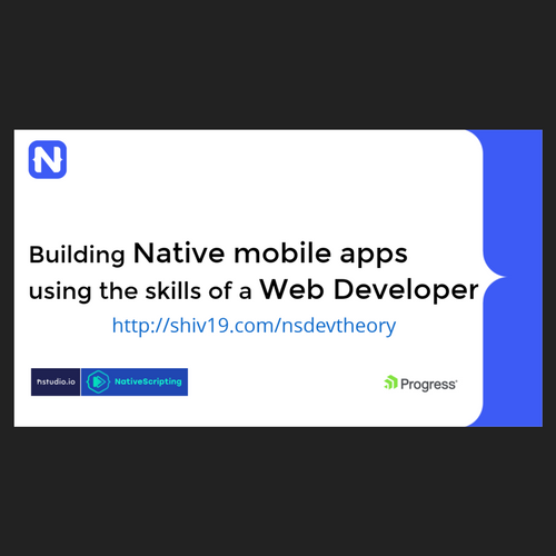 Building native mobile apps using skills of a Web Developer