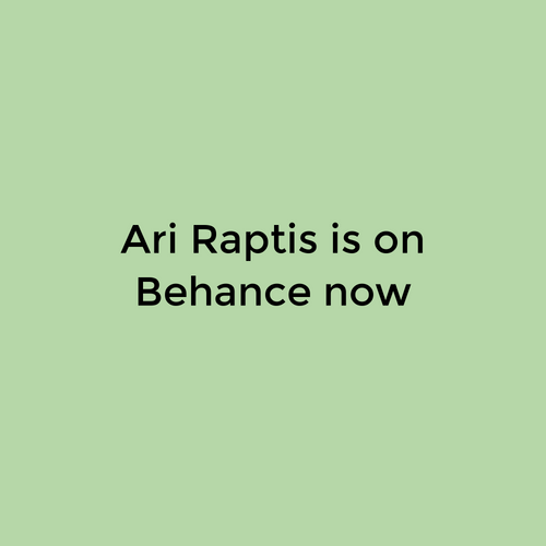 Ari Raptis is on Behance now