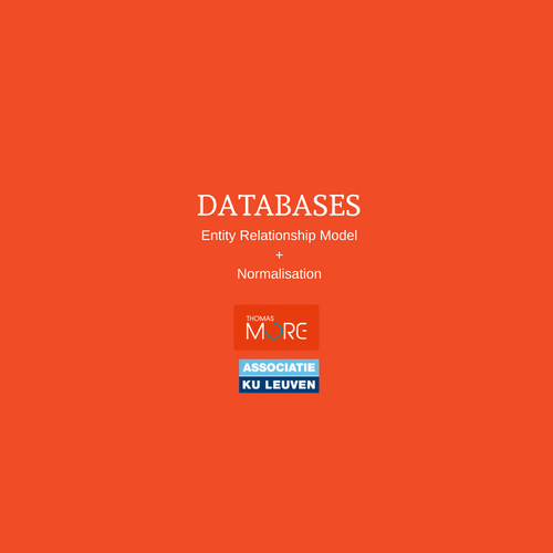 3 Databases Entity Relationship Model 3597