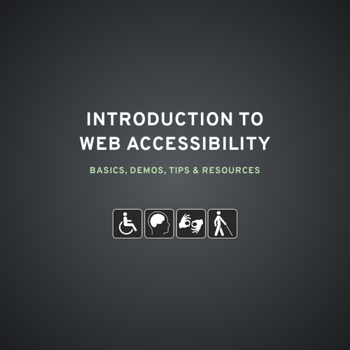 Introduction to Web Accessibility
