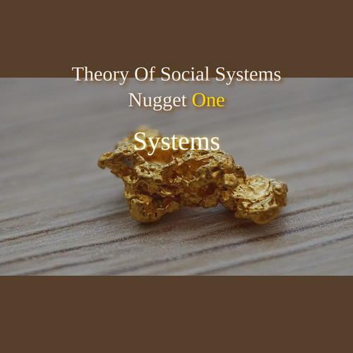 Sytems Theory Nugget One: [Systems]