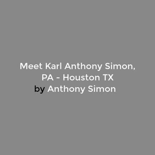 Presentations by Karl Anthony Simon, PA-C