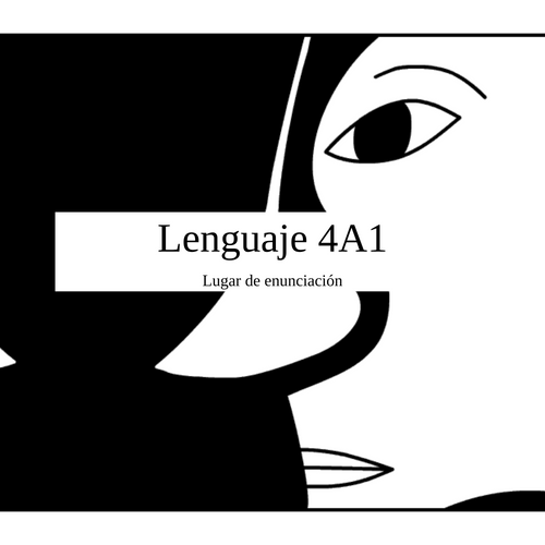 2022-2. Lenguaje 4A1. Lugar de Enunciación.