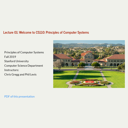 Lecture 01 Introduction And Intro To Filesystems