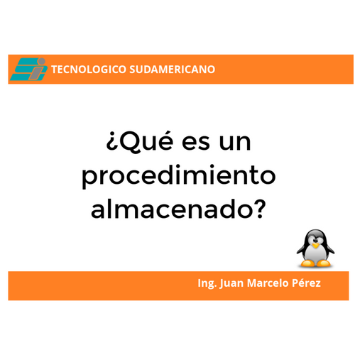 Procedimientos Almacenados