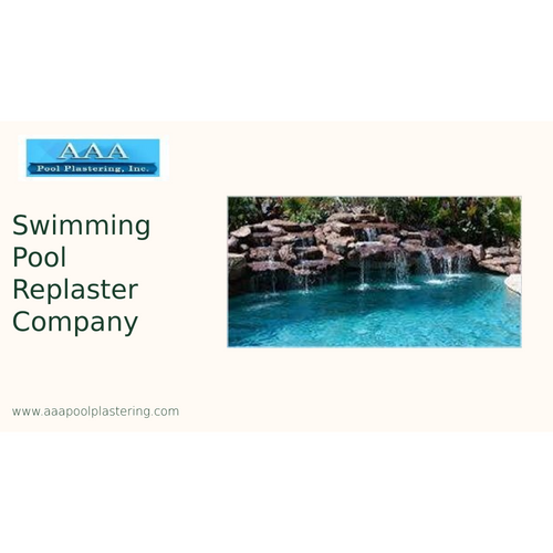 Refresh Your Pool: Finding the Right Swimming Pool Replaster Company