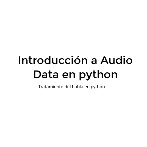 Introducción a Audio Data en python