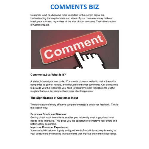 Comments Biz