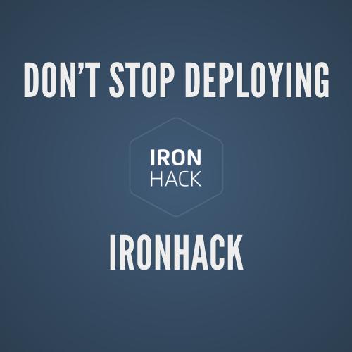 Ironhack: Deployment