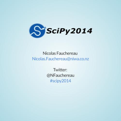 Presentations by Nicolas Fauchereau