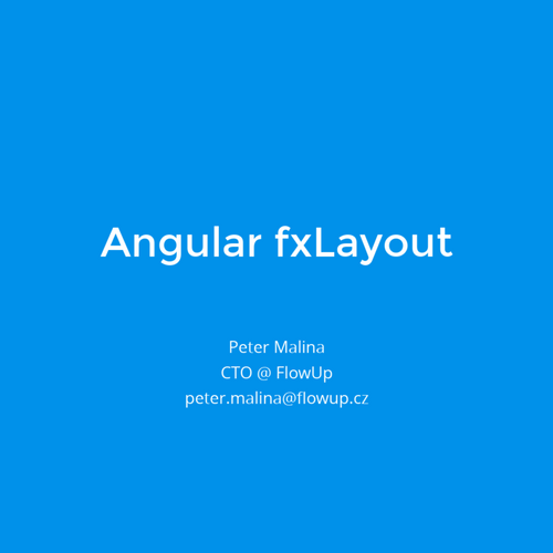 Angular fxLayout