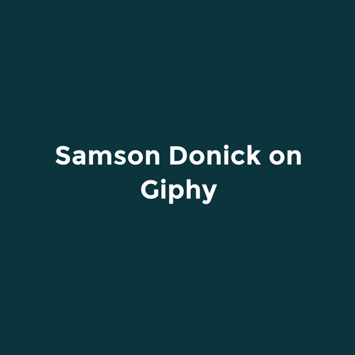 Presentations by Samson Donick