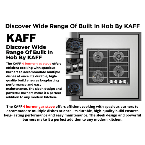 Discover Wide Range Of Built In Hob By KAFF