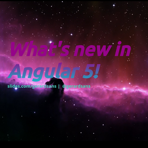 Whats New In Angular 5 