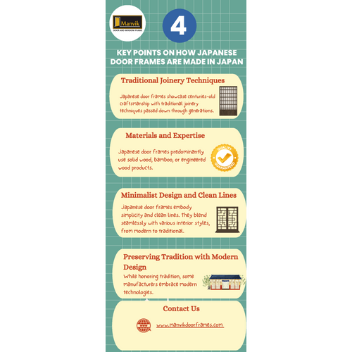 4 key points on how Japanese Door frames are made In Japan