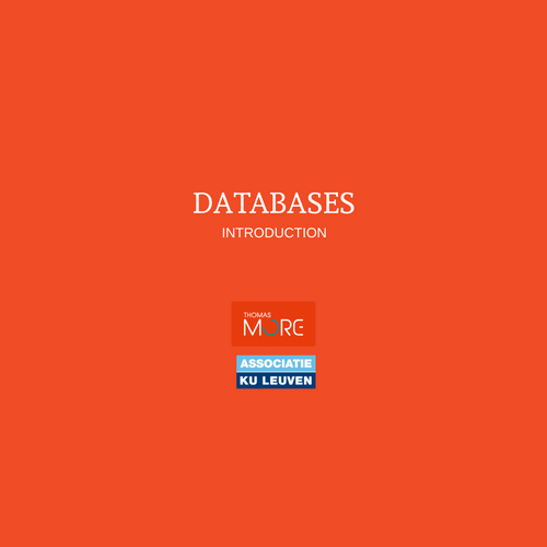 1. Databases - introduction (new)