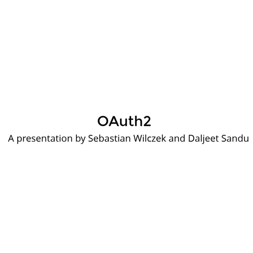 OAuth2 Workshop