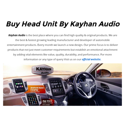 Head Unit By Kayhan Audio