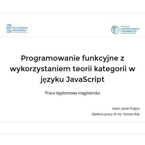 Programowanie funkcyjne z wykorzystaniem teorii kategorii