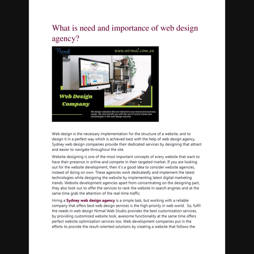 Presentations by Nirmal Web Studio