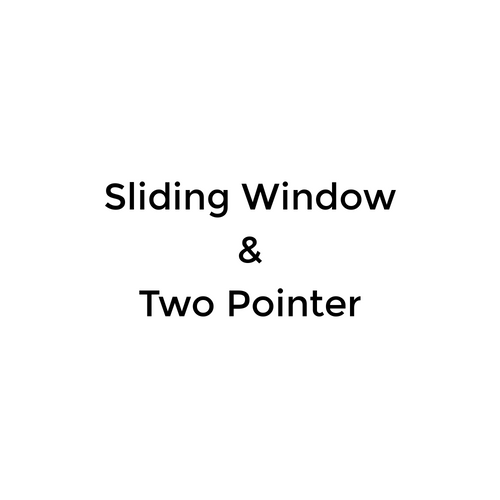 Sliding Window