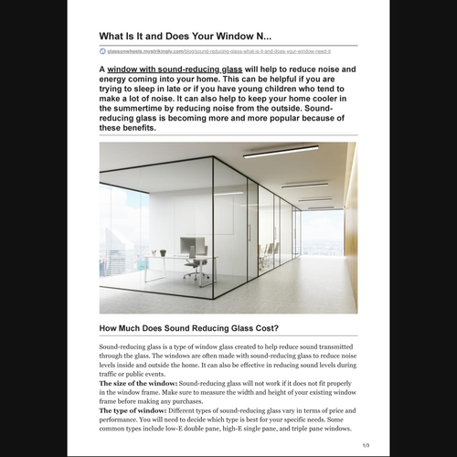 Sound Reducing Glass: What Is It and Does Your Window Need It?