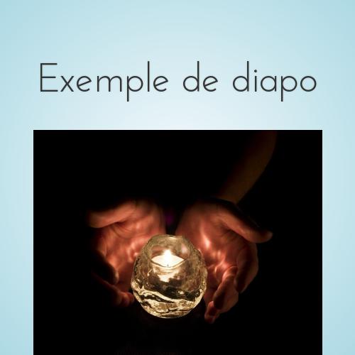 Exemple de diapo